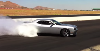 THE LONGEST DODGE CHALLENGER BURNOUT EVER | Hot Cars