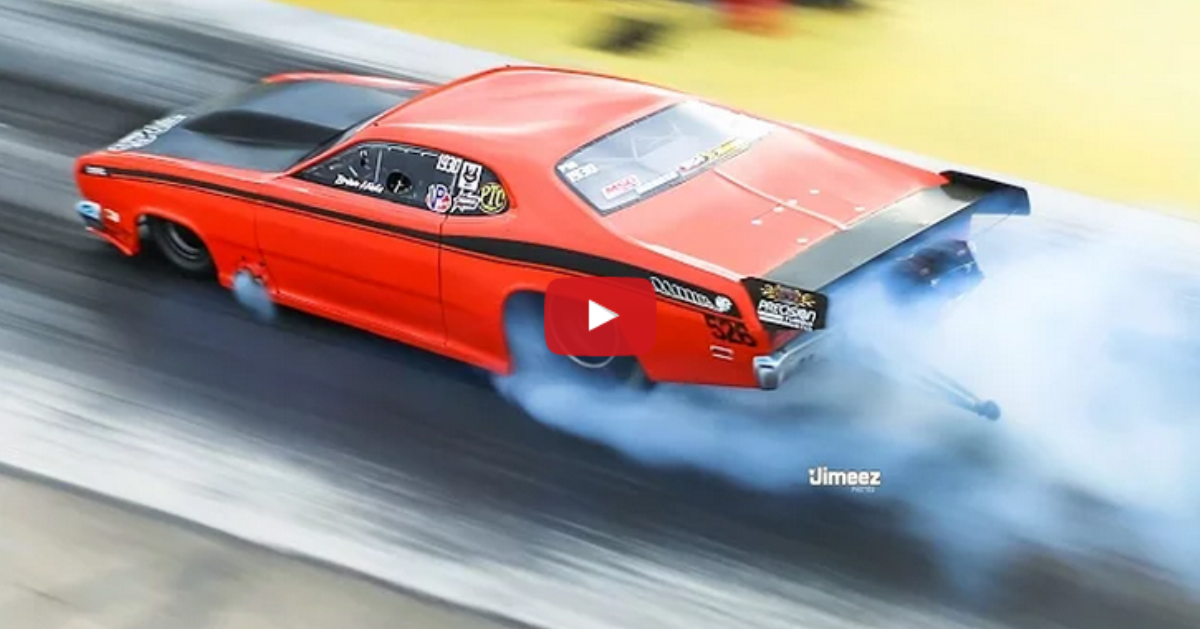 TWIN TURBO PLYMOUTH HEMI DUSTER SETS A RECORD | Hot Cars