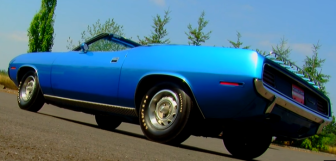BLUE FIRE 1970 PLYMOUTH CUDA 340 CONVERTIBLE | Hot Cars