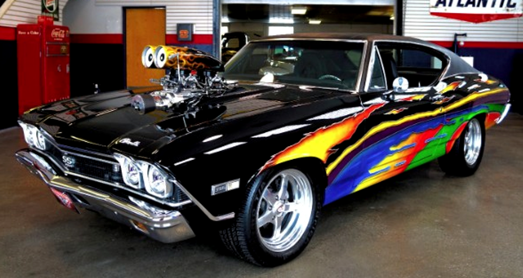 MEAN BLOWN 1968 CHEVY CHEVELLE 454 BIG BLOCK | Hot Cars