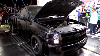 Brutal Twin Turbo Chevy Silverado | Drag Racing | Hot Cars
