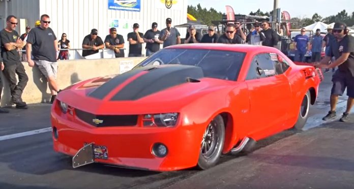 Watch Fireball Camaro Killing It at Lights Out 9 | Hot Cars
