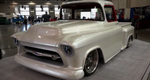 Slick Custom Built 1957 Chevy Truck "Snow White" | Hot Cars