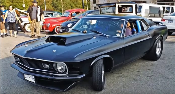 This Pro Street 1970 Ford Mustang Is Pure Evil | Hot Cars