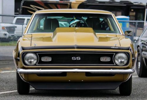 Big Block '68 Chevy Camaro Launching Like a Rocket