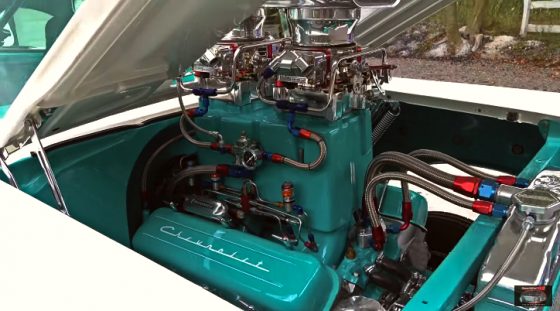 Outstanding 498 Big Block Tunnel Ram Chevy BelAir | Hot Cars