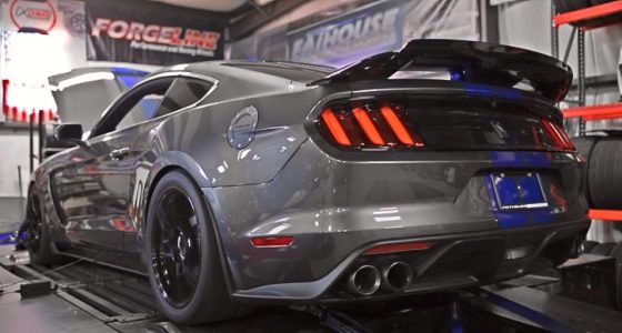 Angry Twin Turbo Shelby GT350 Mustang Dyno Pull | Hot Cars