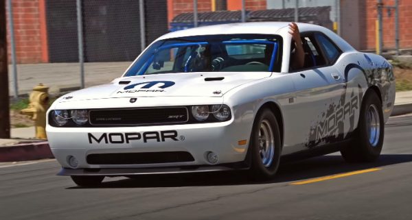 V10 Powered Dodge Challenger Drag Car Up Close | Hot Cars