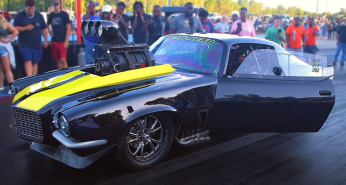 John Gorrie's Evil "Meth Head" Chevy Camaro in Action