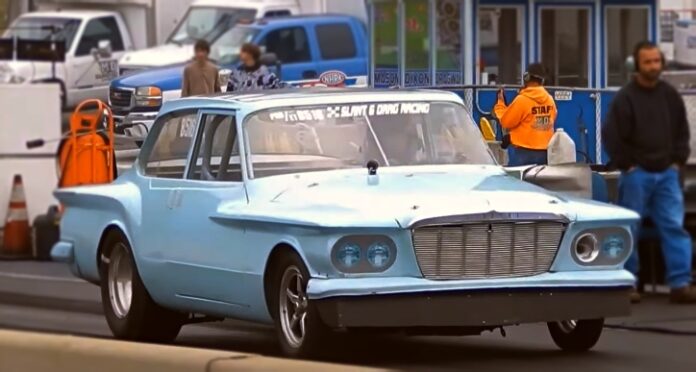 Slant 6 Plymouth Valiant Runs 11 Seconds on Muscle