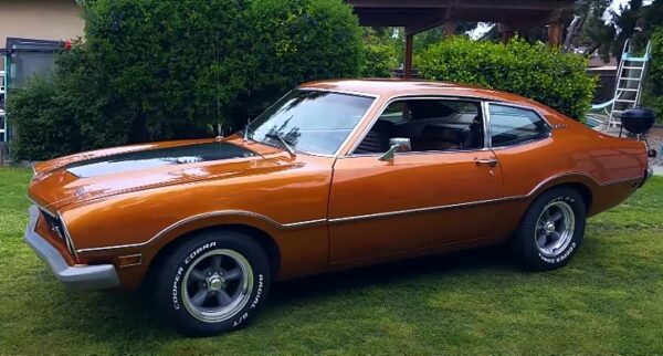 Saddle Bronze '73 Ford Maverick with Modern 302 V8