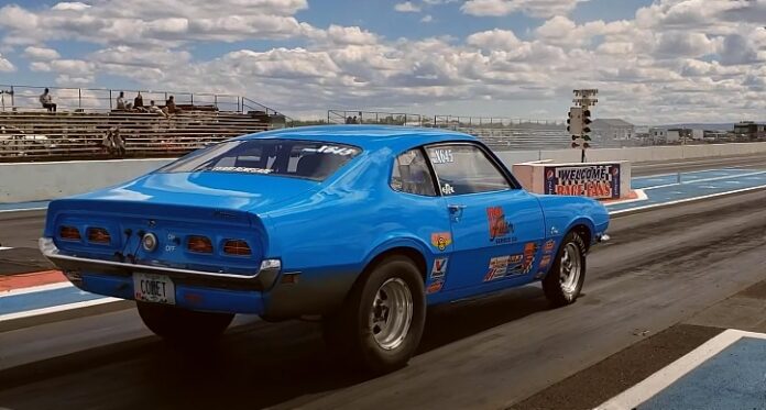 '71 Mercury Comet Flexing Muscle at Renegade Raceway